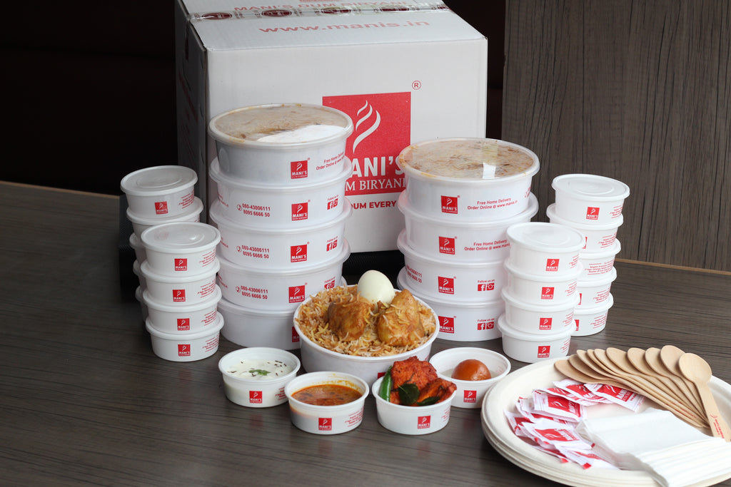 Chicken Biryani Combo - Serves 10 – Mani's Dum Biryani
