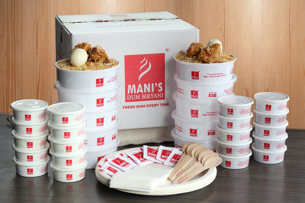 Chicken Biryani - Serves 10 – Mani's Dum Biryani